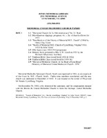 Finding Aid to The Memorial United Methodist Church Papers · Jones ...